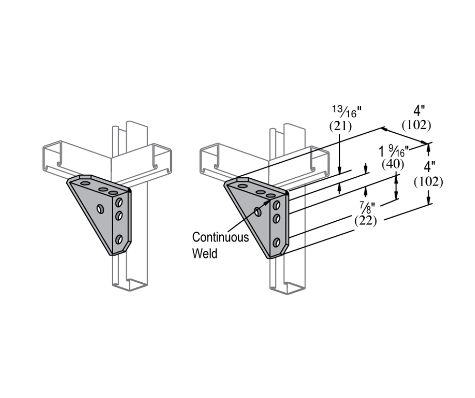 3373 Angle Fittings | Power Utility Products Co | PUPCO