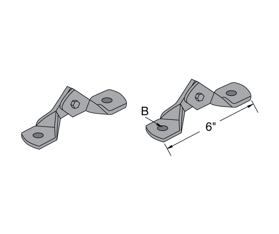 9402 Angle Fittings | Power Utility Products Co | PUPCO